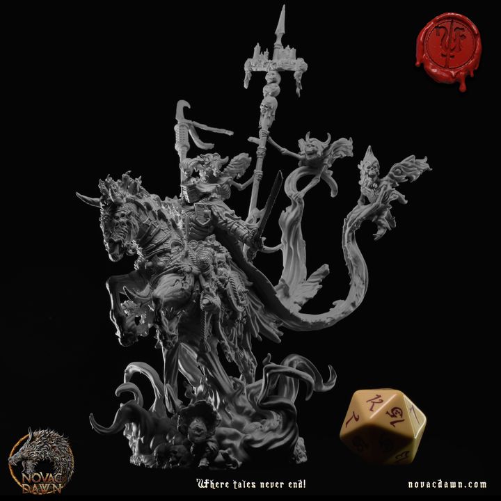 3D Printable Lord Baldric Viremont of Ashenfall - 32mm by Novac Dawn