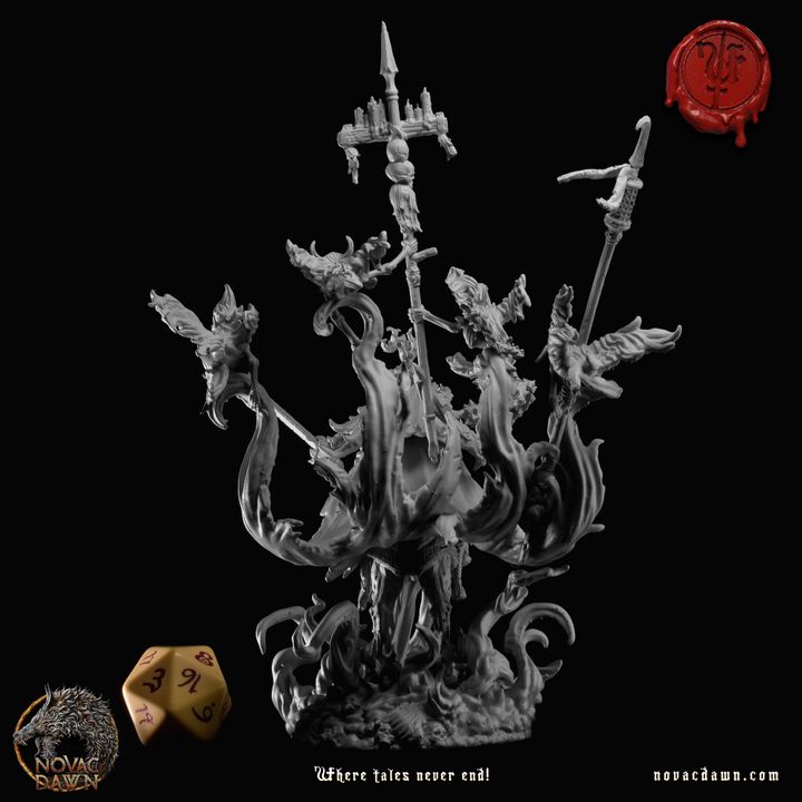 3D Printable Lord Baldric Viremont of Ashenfall - 32mm by Novac Dawn