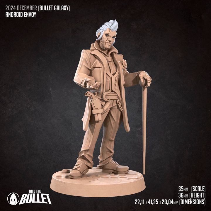 3D Printable Android Envoy by Bite the Bullet