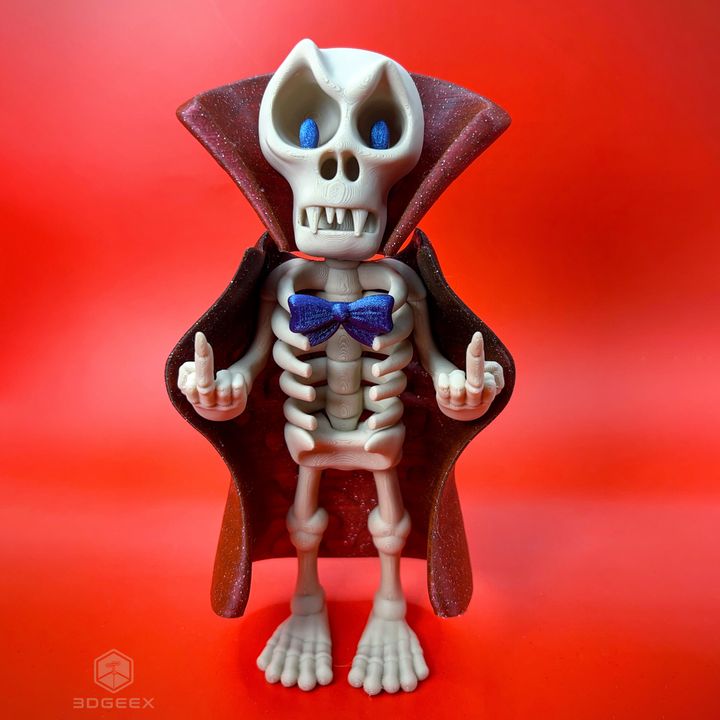 3D Printable Vampire Skeleton by 3DGeex