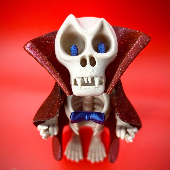 3D Printable Vampire Skeleton by 3DGeex
