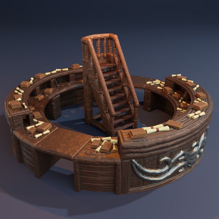 3D Printable Library Furniture by Krakulu