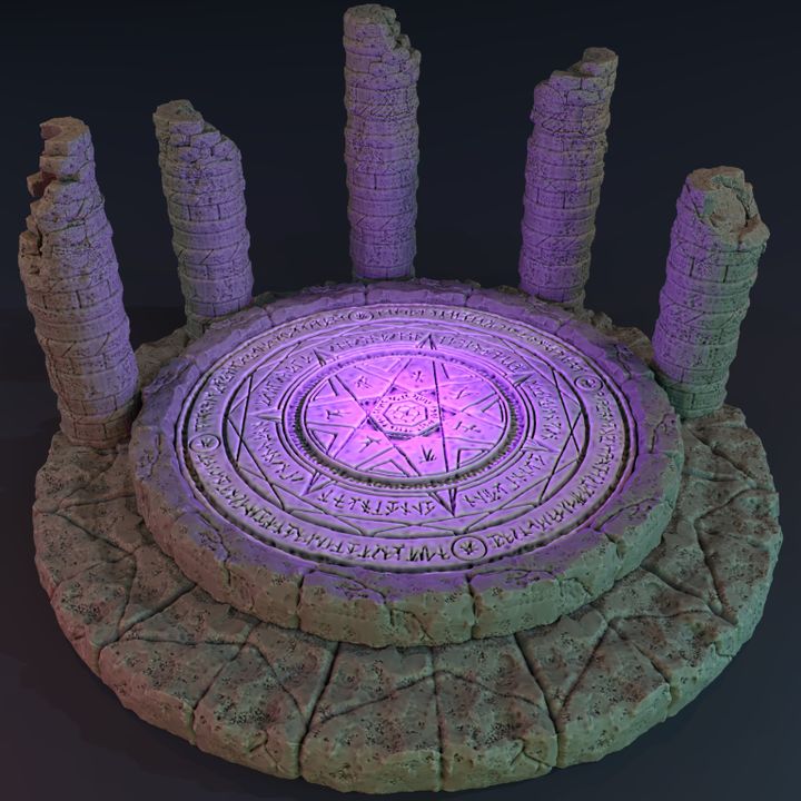 3D Printable Teleportation Circles by Krakulu