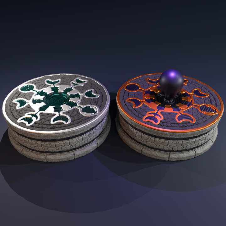 3D Printable Scrying Pools by Krakulu