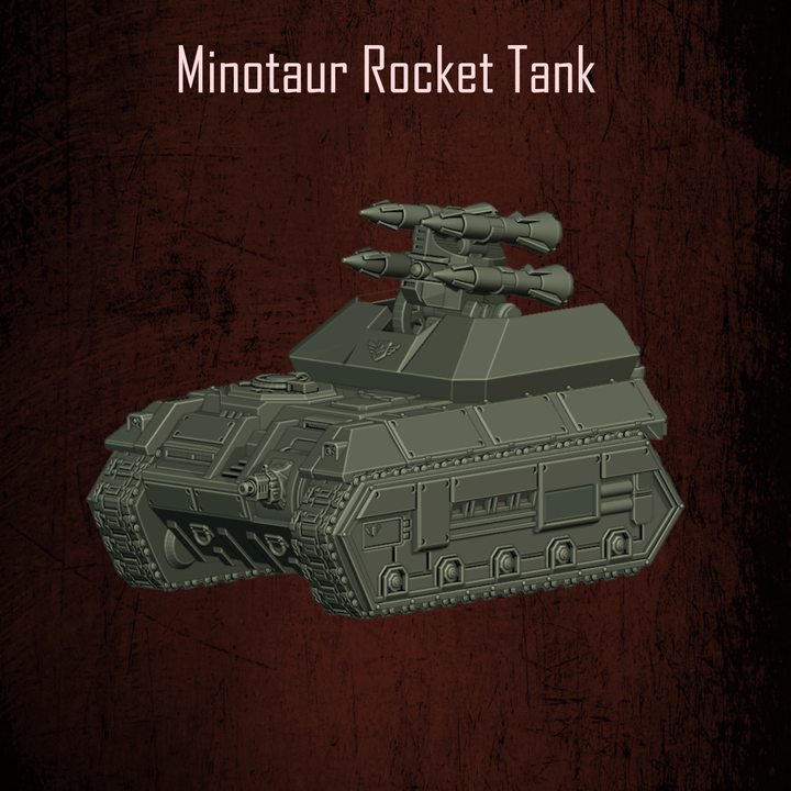3D Printable Minotaur Rocket Tank by Quartermaster3D