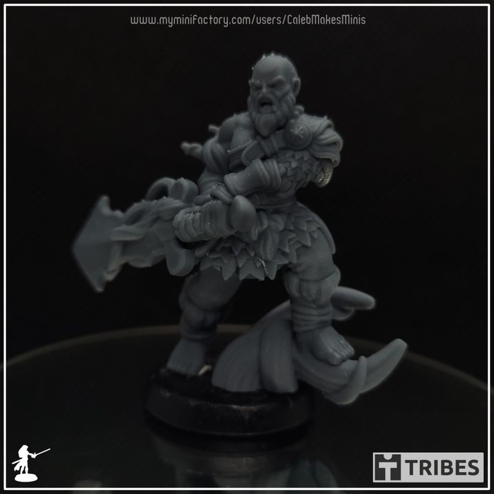 3D Printable "Augnauk Munakiala" - Goliath Barbarian (Path of the World ...