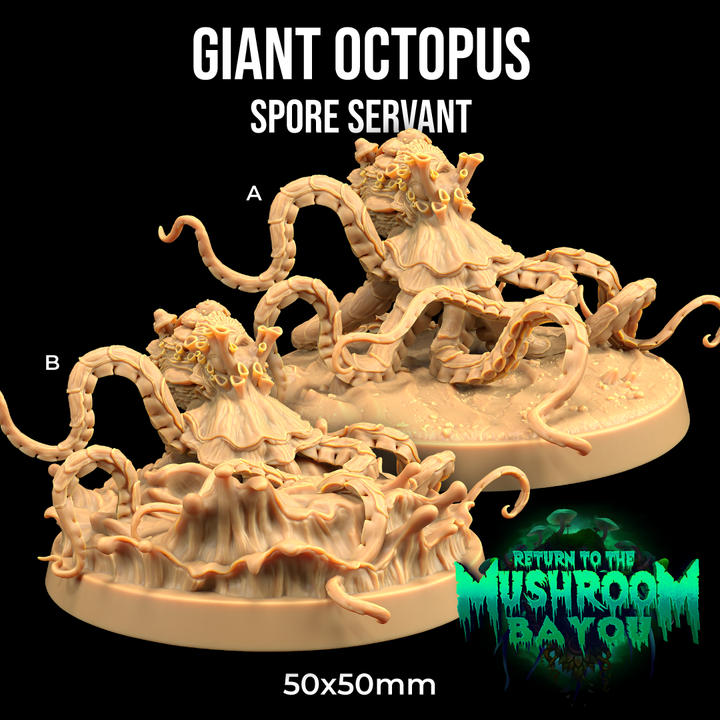 3D Printable Spore Servant Giant Octopus | PRESUPPORTED | Return To The ...