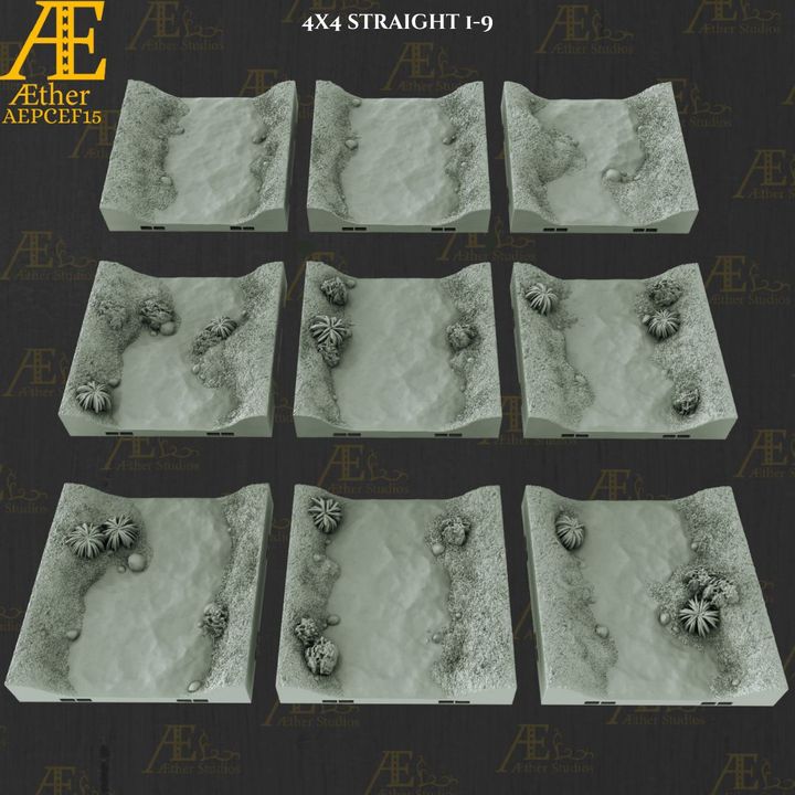 3D Printable AEPCEF15 - Peaceful River by Aether Studios