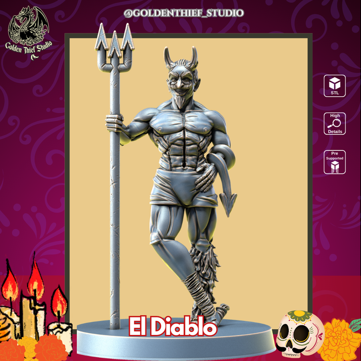 3D Printable The Diablo I Diablo's Lottery by Golden Thief Studio