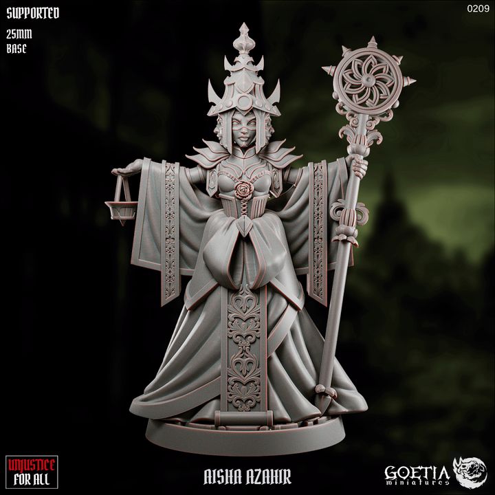 3D Printable Aisha Azahir | Unjustice for All | The Ivreanate by Goetia ...