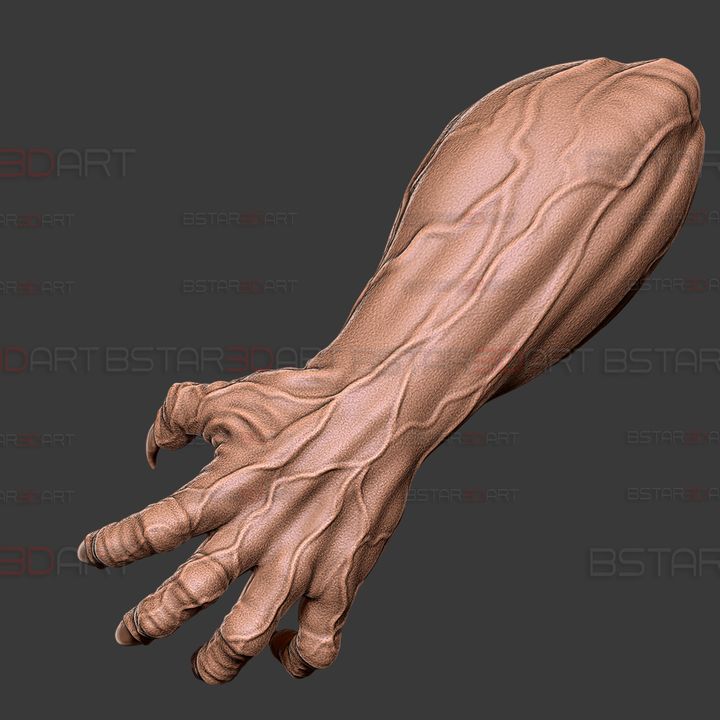 3D Printable Monster Arm Armor Decoration And Wearable - Halloween ...