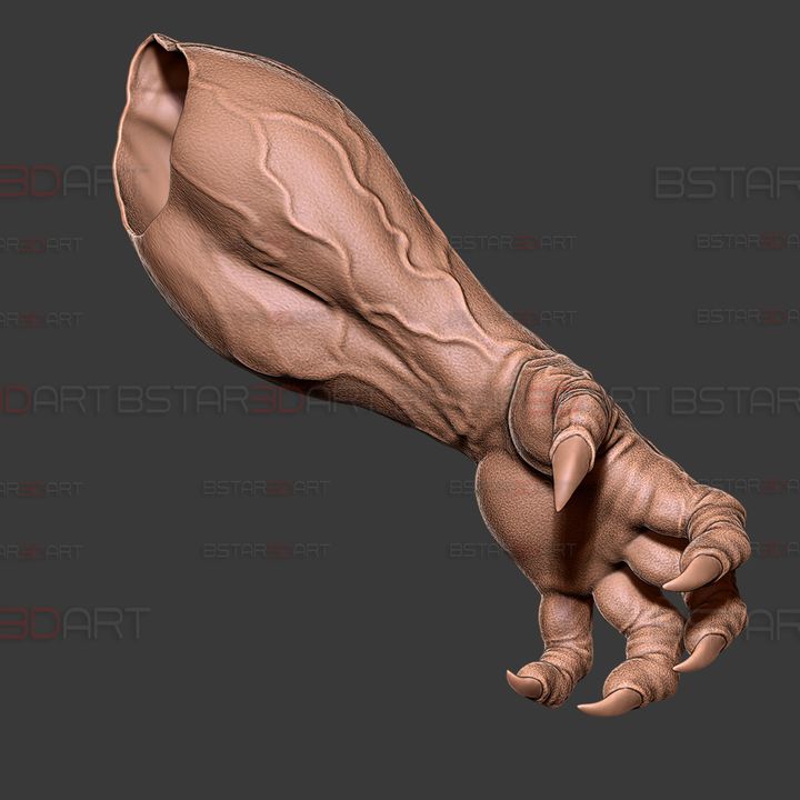 3D Printable Monster Arm Armor Decoration And Wearable - Halloween ...