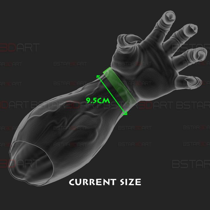 3D Printable Monster Arm Armor Decoration And Wearable - Halloween ...