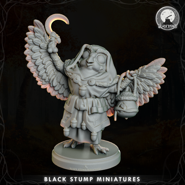 3D Printable Nightcaller Druid Hero - Clutch-Grip Canopy Ghost ...