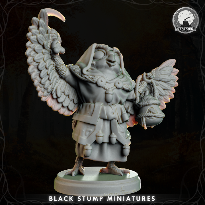 3D Printable Nightcaller Druid Hero - Clutch-Grip Canopy Ghost ...