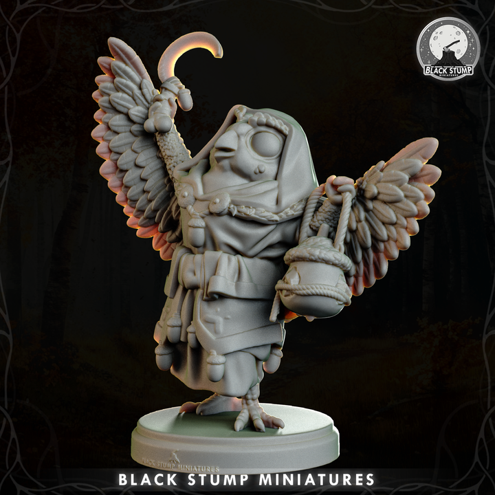 3D Printable Nightcaller Druid Hero - Clutch-Grip Canopy Ghost ...