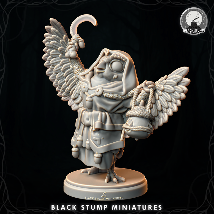 3D Printable Nightcaller Druid Hero - Clutch-Grip Canopy Ghost ...