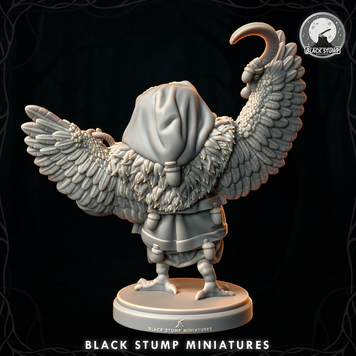 3D Printable Nightcaller Druid Hero - Clutch-Grip Canopy Ghost ...