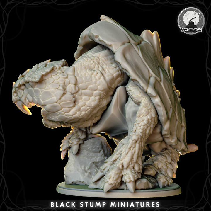 3D Printable Wade-Muck, Huge Turtle + 5E Statblock + Shadowdark ...