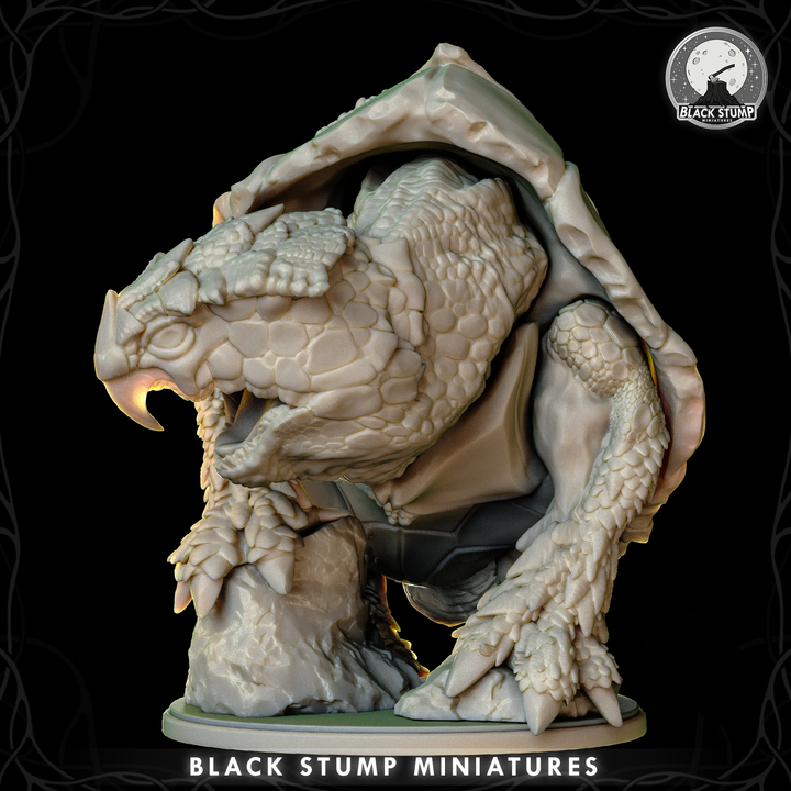 3D Printable Wade-Muck, Huge Turtle + 5E Statblock + Shadowdark ...