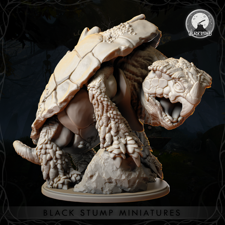 3D Printable Wade-Muck, Huge Turtle + 5E Statblock + Shadowdark ...