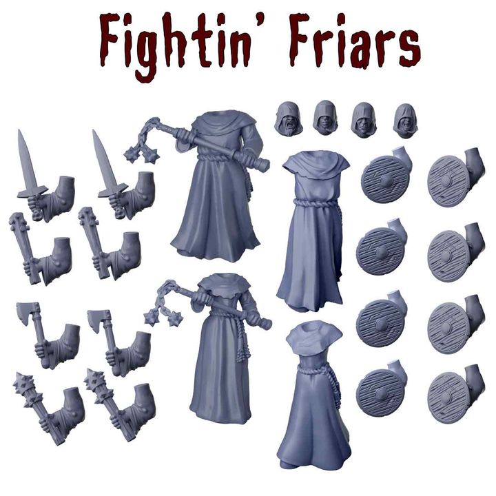 3D Printable The Cult Rises! Modular, Multi-part Cultist Models for ...