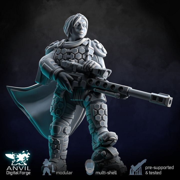 3D Printable Spectre Operatives Bonus Pack (Unity Council Afterlife) - Modular Infantry for ...