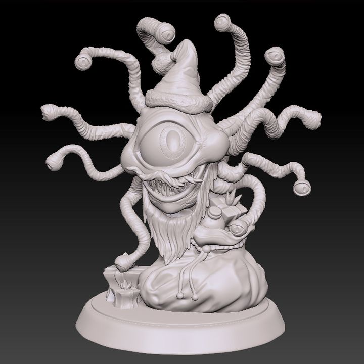 3D Printable Beholder Santa by RLTpress