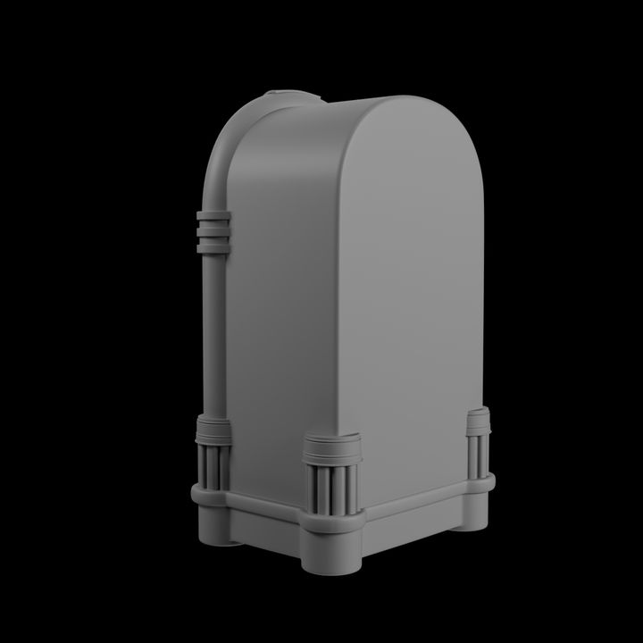 3D Printable Old Jukebox by Hsprods Miniatures