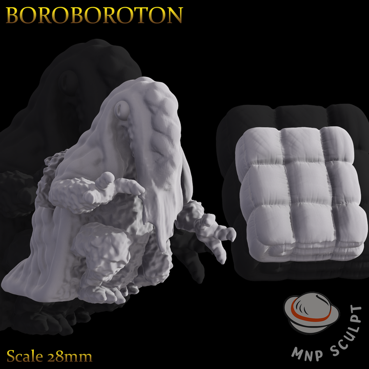 3D Printable Boroboroton by MNP Sculpt
