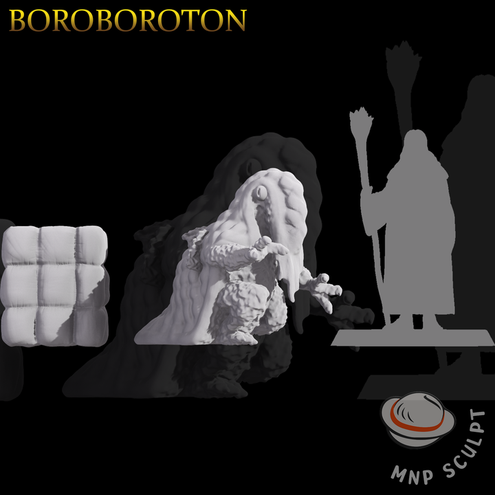 3D Printable Boroboroton by MNP Sculpt