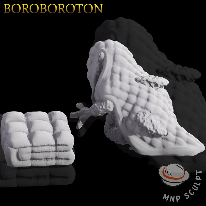 3D Printable Boroboroton by MNP Sculpt