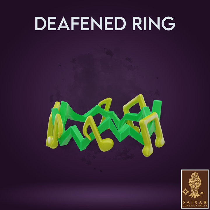 3D Printable Condition Rings - D&D by Saixar Collectibles