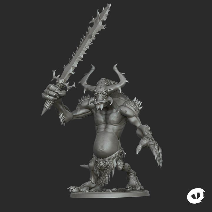 3D Printable Demon troll follower by Insight Miniatures