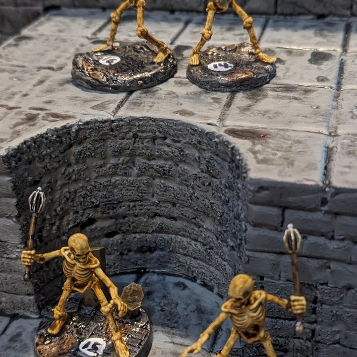 3D Print of Skeleton with Mace by paullindgren