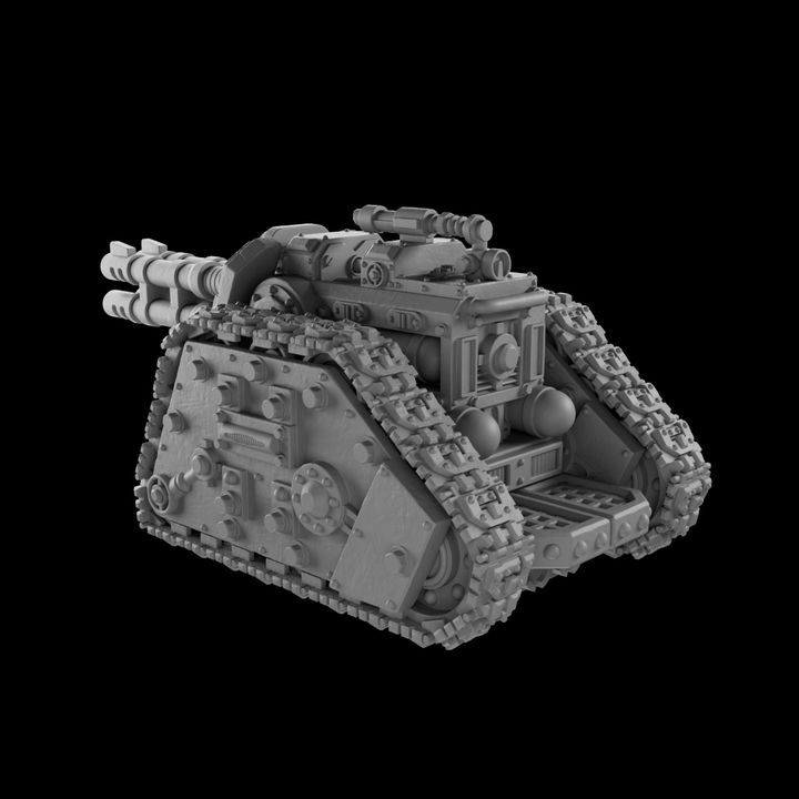 3D Printable Rapier Mini Tank Laser Gun by Hsprods Miniatures