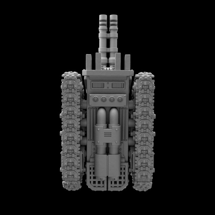 3D Printable Rapier Mini Tank Laser Gun by Hsprods Miniatures