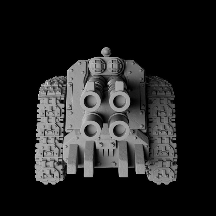 3D Printable Rapier Mini Tank Laser Gun by Hsprods Miniatures