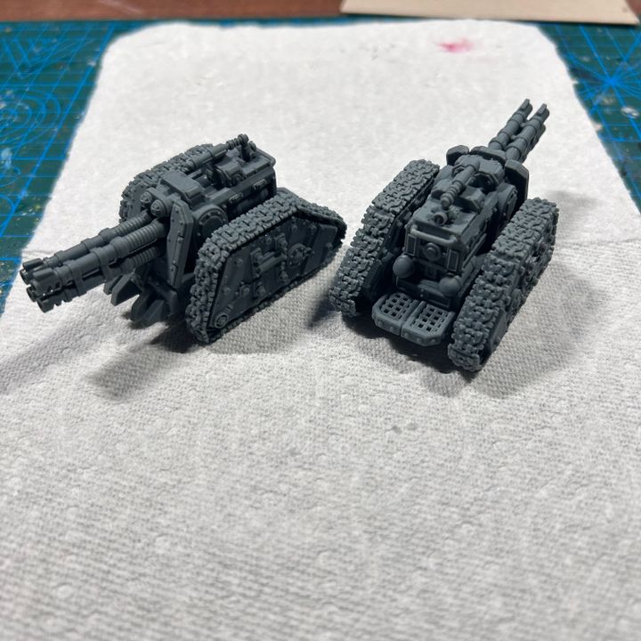 3D Printable Rapier Mini Tank Laser Gun by Hsprods Miniatures