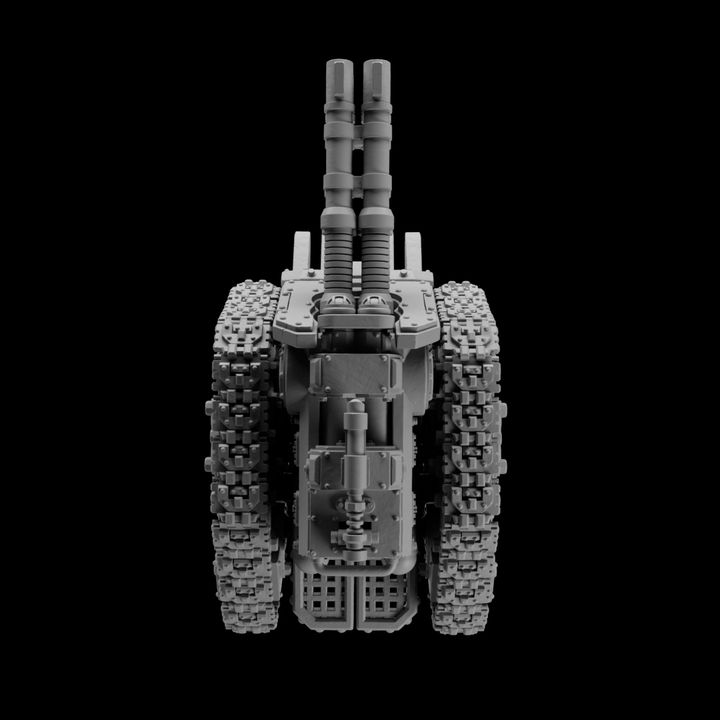 3D Printable Rapier Mini Tank Laser Gun by Hsprods Miniatures