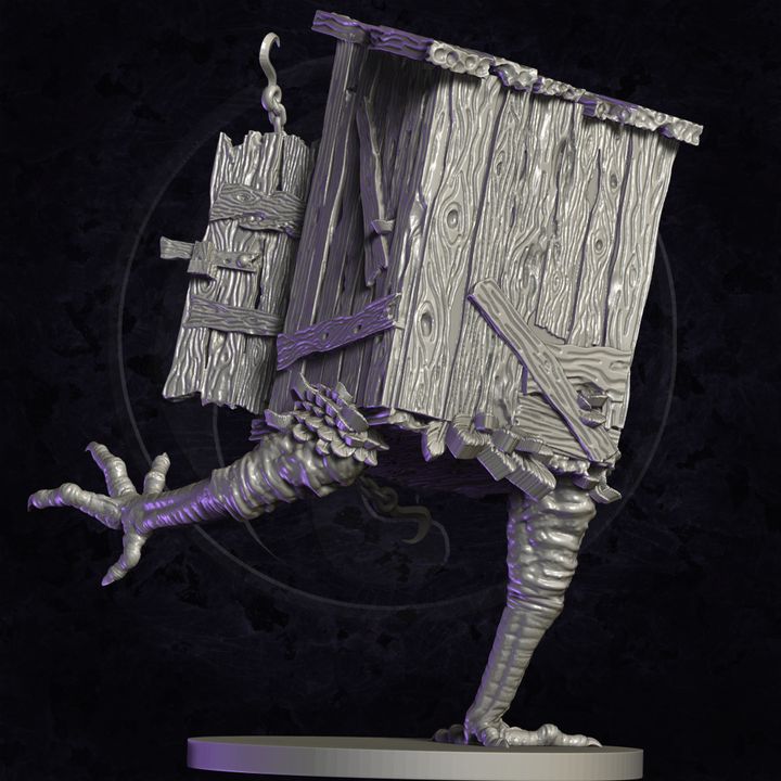 3D Printable ABATTOIR OF BABA YAGA – Chicken-legged Slaughterhouse ...