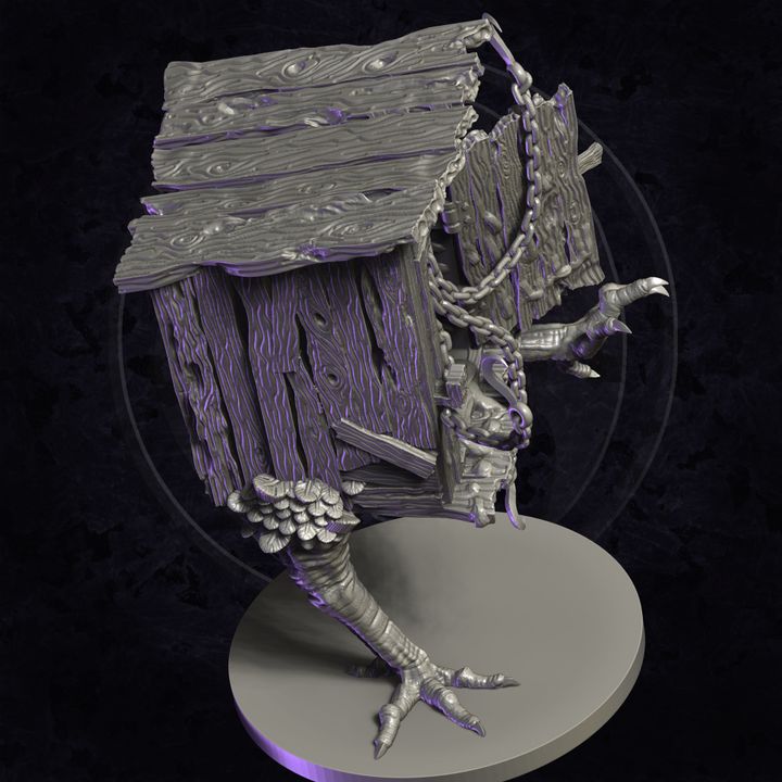 3D Printable ABATTOIR OF BABA YAGA – Chicken-legged Slaughterhouse ...