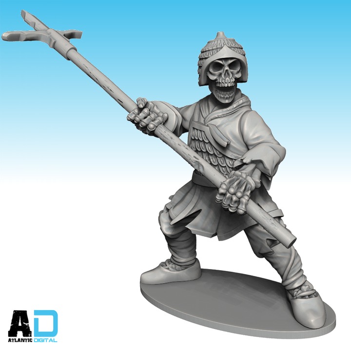 3D Printable Skeletal Han Chinese by Wargames Atlantic
