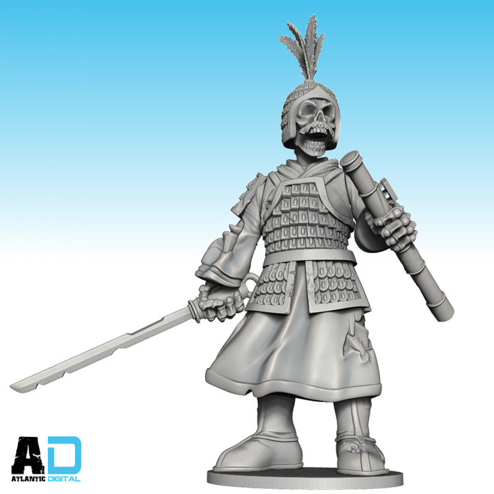 3D Printable Skeletal Han Chinese by Wargames Atlantic