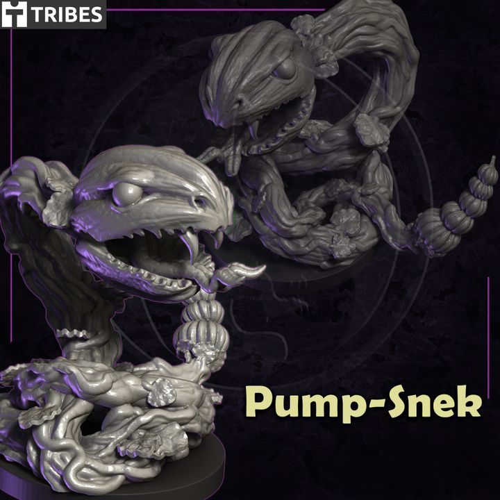 3D Printable PUMP-KIN – Mutant Pumpkin Creatures by Dark-Platypus Studio