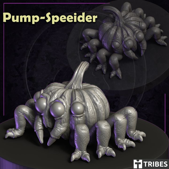 3D Printable PUMP-KIN – Mutant Pumpkin Creatures by Dark-Platypus Studio