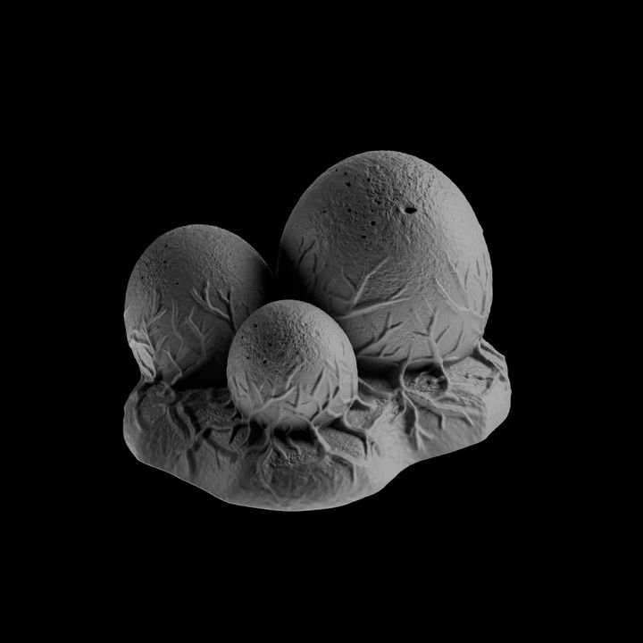 3D Printable Basing Bits - Plants Alien Fern by Hsprods Miniatures