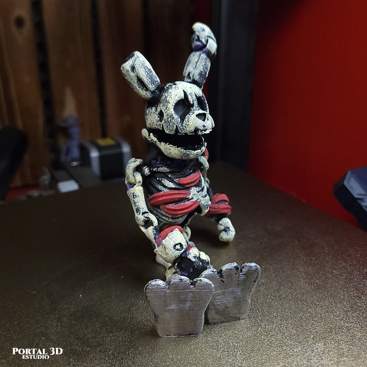 3D Printable springtrap skeleton / PRINT-IN-PLACE WITHOUT SUPPORT by ...