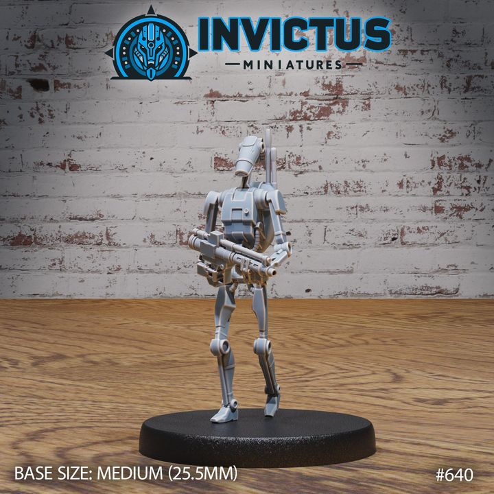 3D Printable Roger Droid Walk / Battle Robot / Space Cyber Mech ...