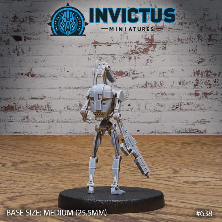 3D Printable Roger Droid Set / Battle Robot / Space Cyber Mech ...